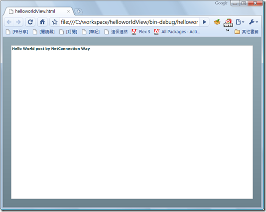 阿莫的學習旅程: GAE+Python+PyAMF+Flex進階（一）：Python Project + Flex Project